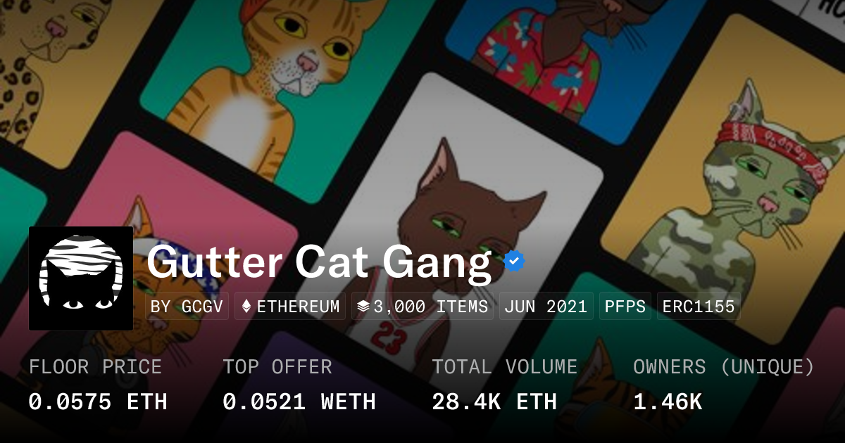 Gutter Cat Gang - Collection | OpenSea