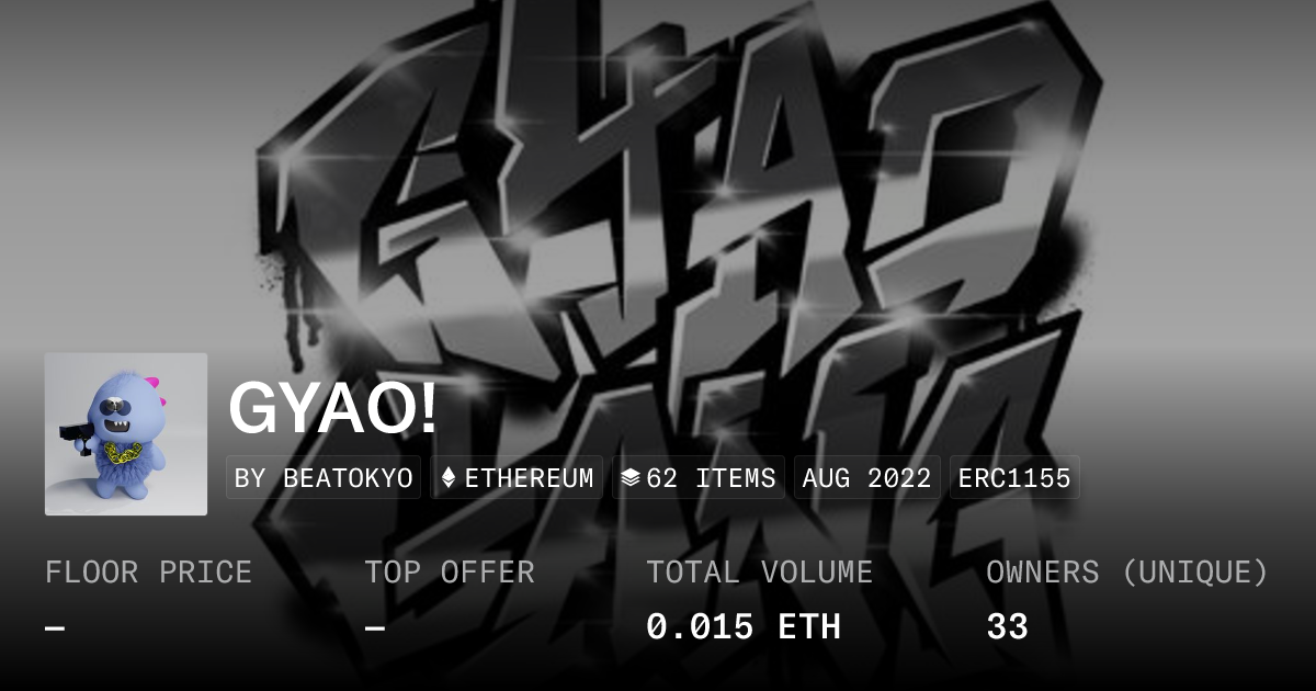 GYAO! - Collection | OpenSea