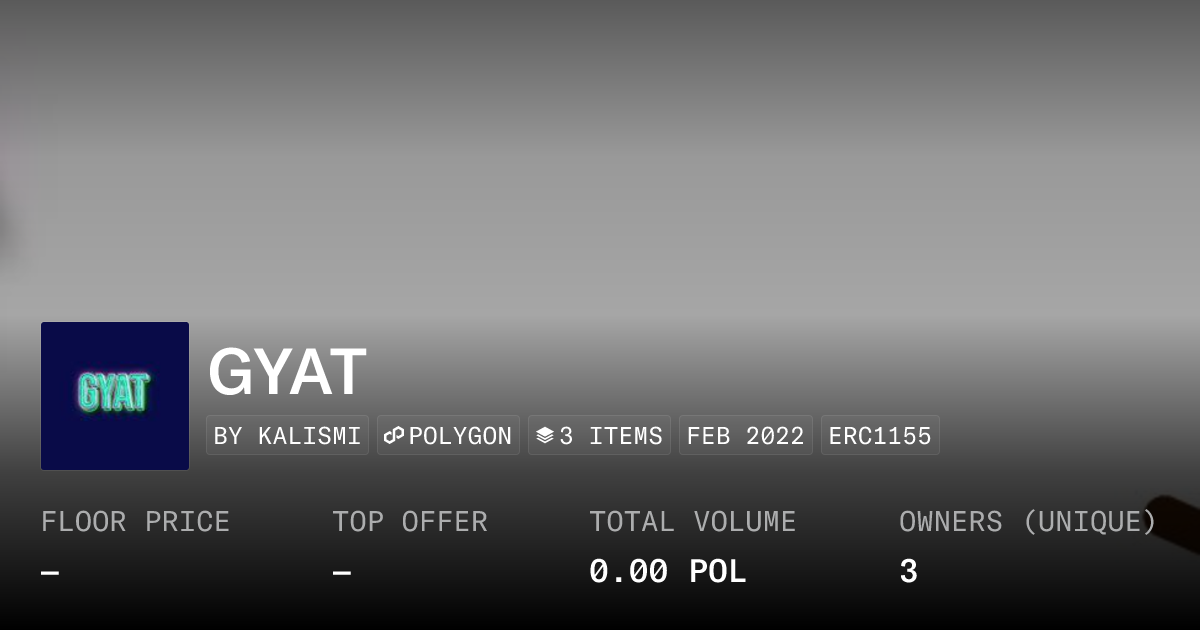 GYAT - Collection | OpenSea