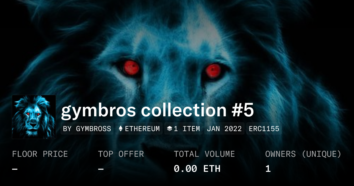 gymbros collection #5 - Collection | OpenSea