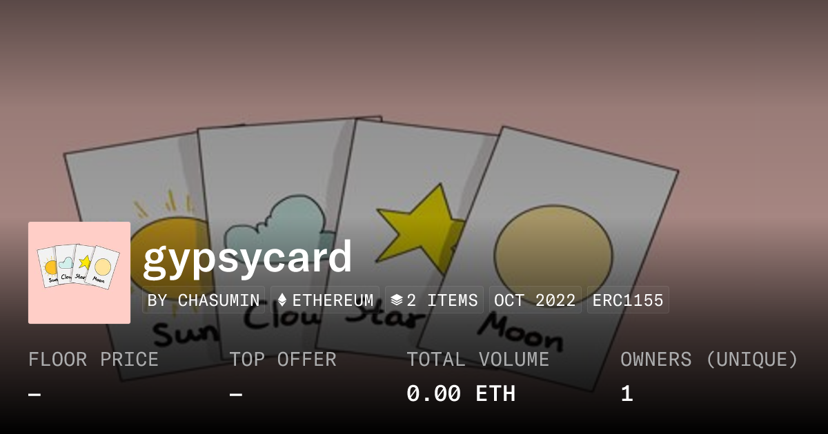 gypsycard - Collection | OpenSea