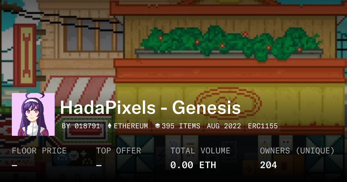 HadaPixels - Genesis - Collection | OpenSea