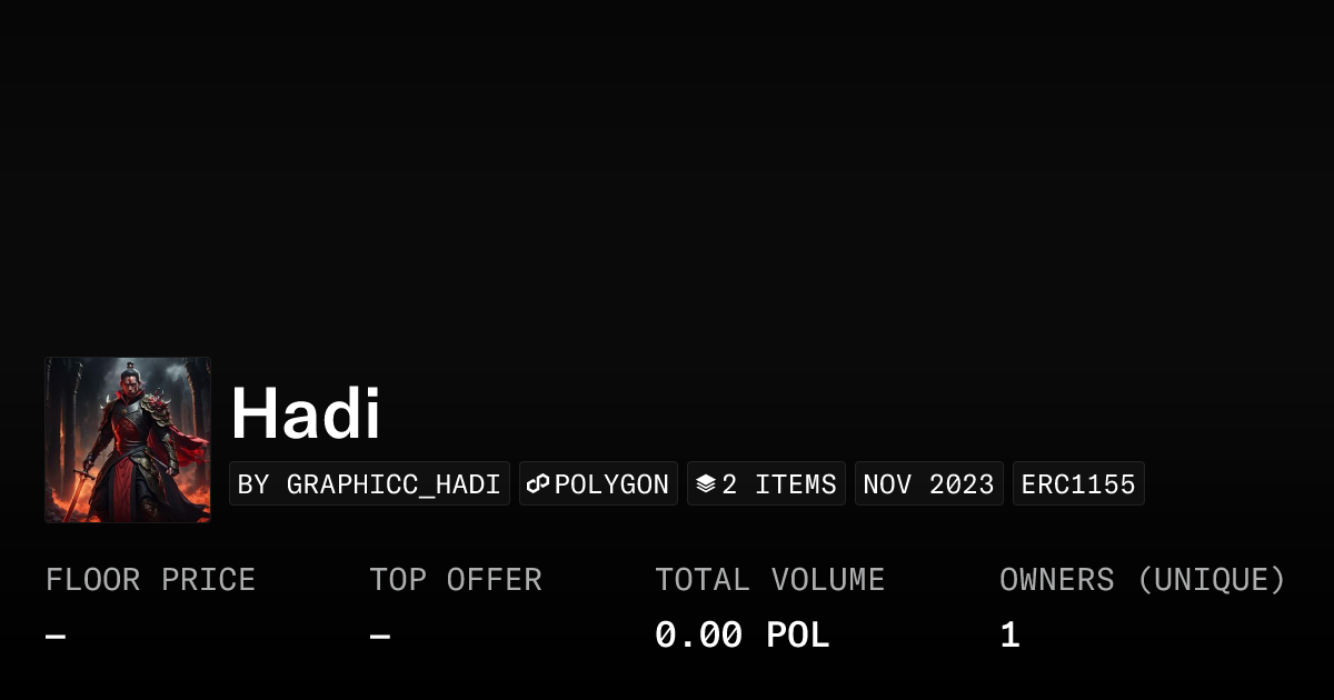 Hadi - Collection | OpenSea