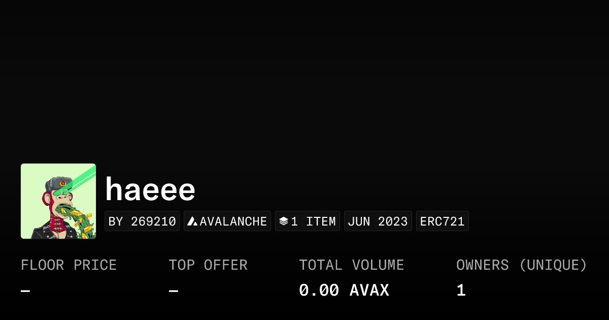 haeee - Collection | OpenSea