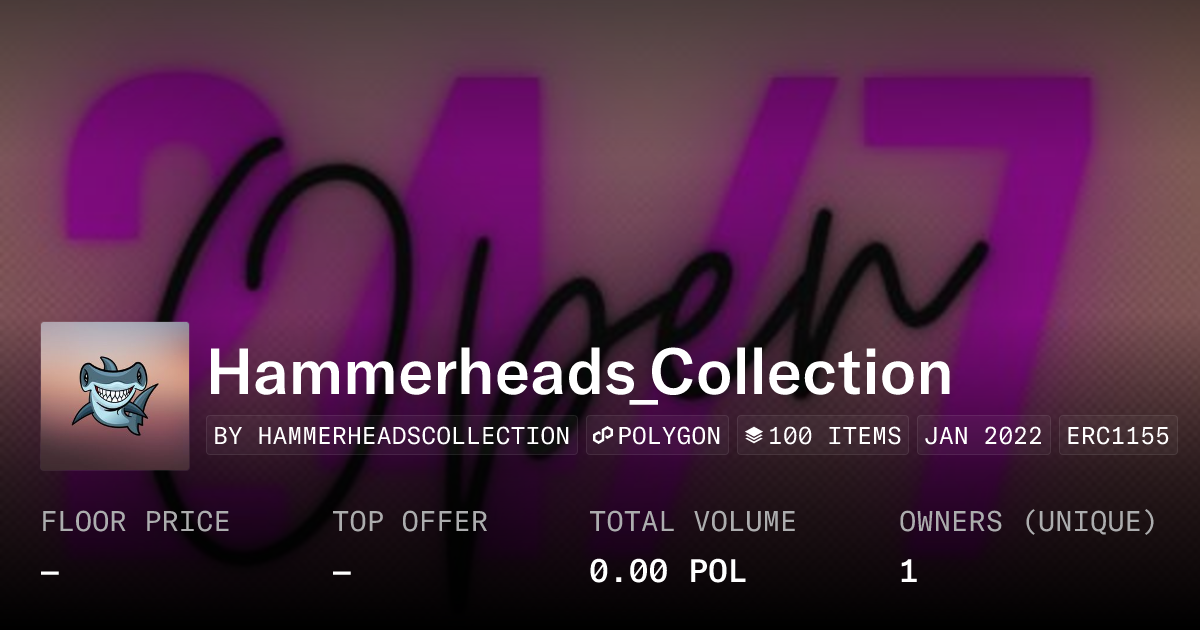 Hammerheads_Collection - Collection | OpenSea