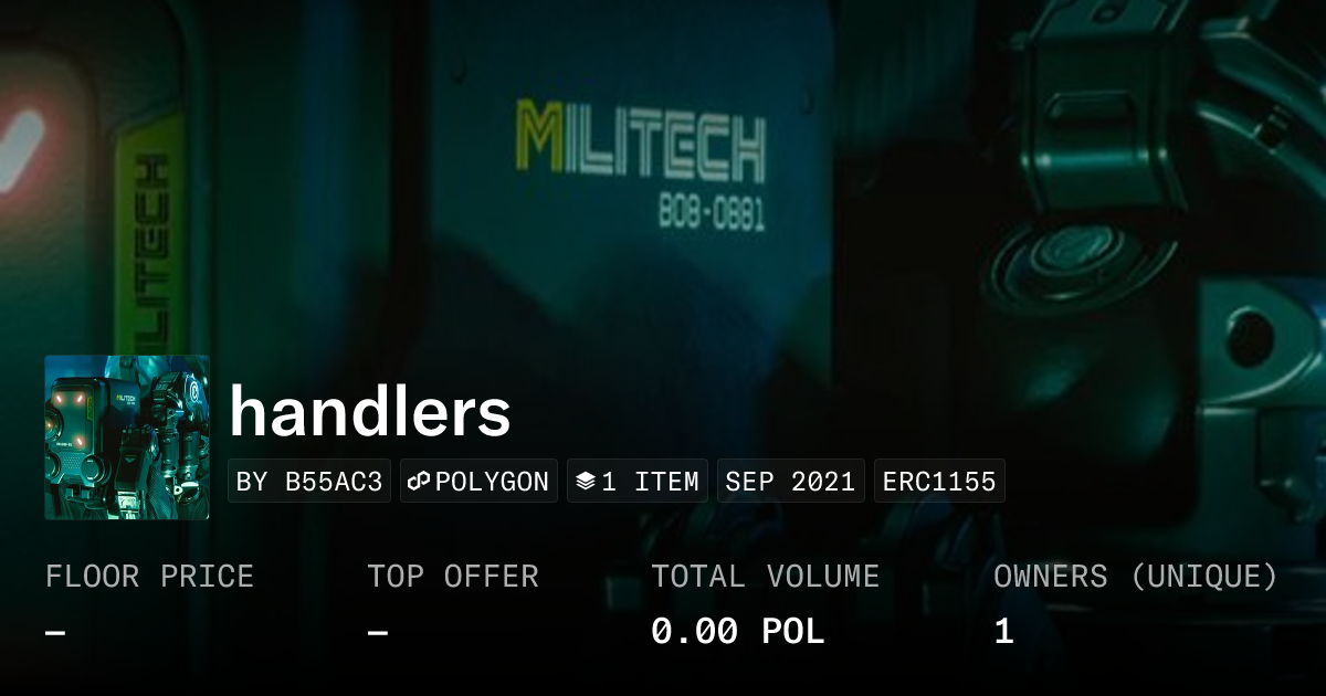 handlers - Collection | OpenSea