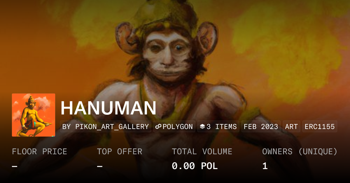 HANUMAN - Collection | OpenSea