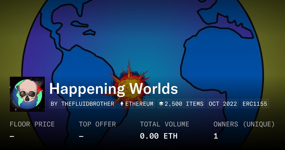 Happening Worlds - Collection | OpenSea