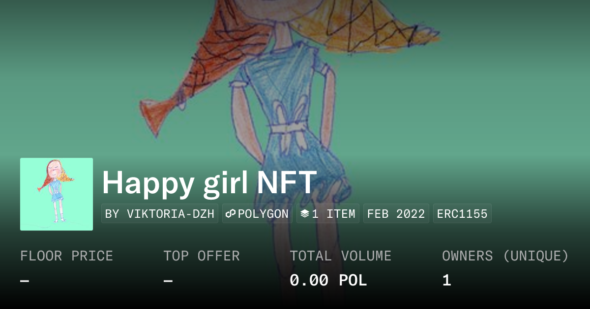 Happy girl NFT - Collection | OpenSea
