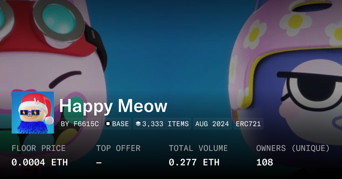 Happy Meow - Collection | OpenSea