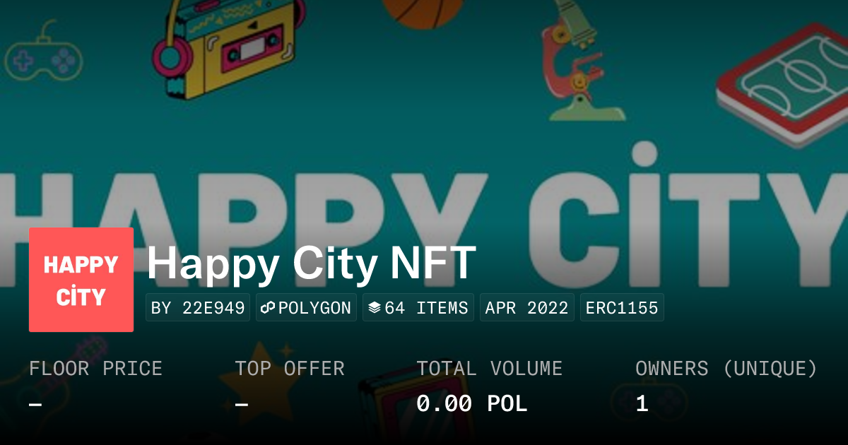 Happy City NFT - Collection | OpenSea