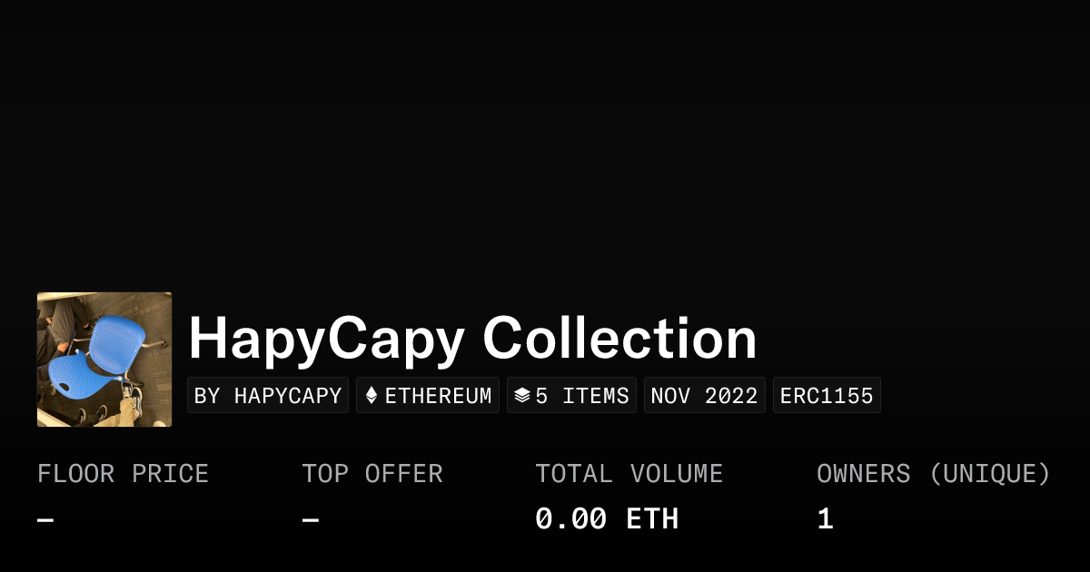 HapyCapy Collection - Collection | OpenSea