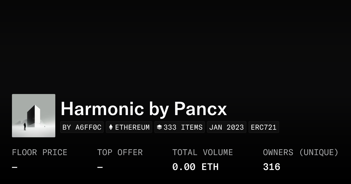 Harmonic by Pancx - Collection | OpenSea