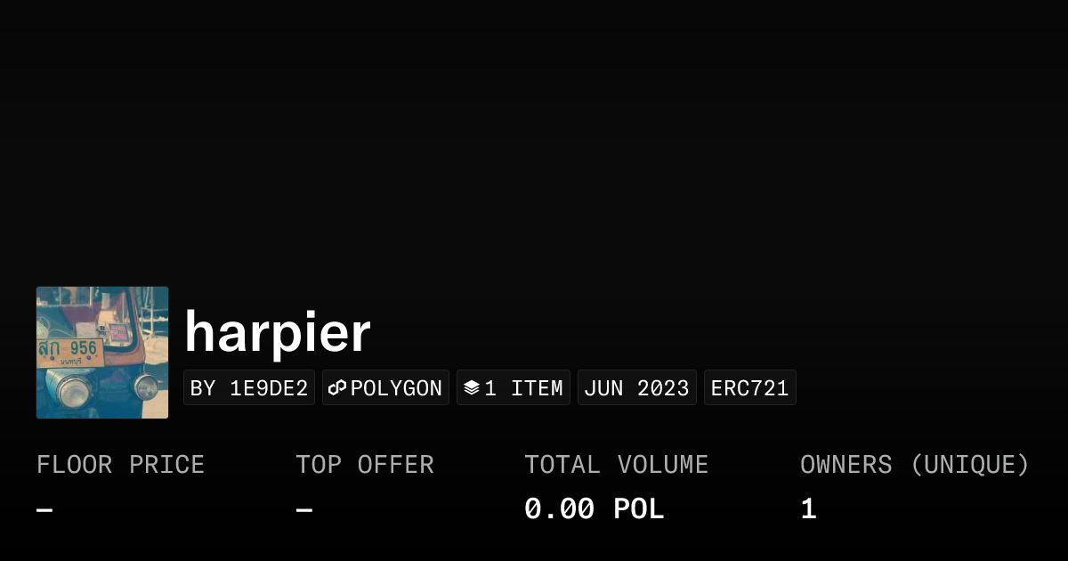 harpier - Collection | OpenSea
