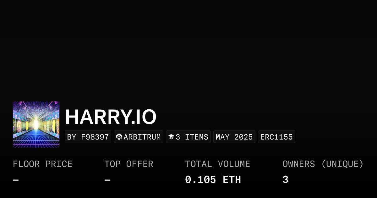 HARRY.IO - Collection | OpenSea