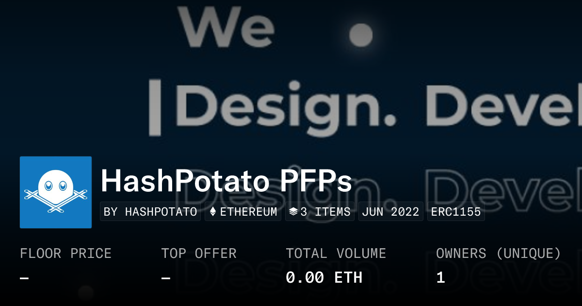 HashPotato PFPs - Collection | OpenSea