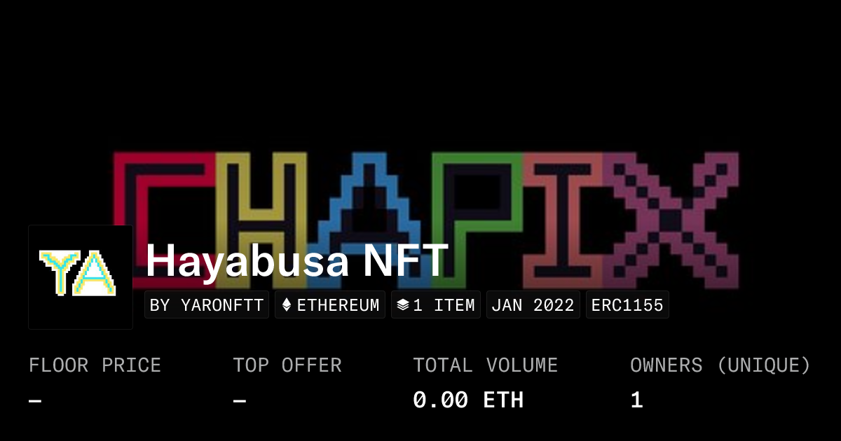 Hayabusa NFT - Collection | OpenSea