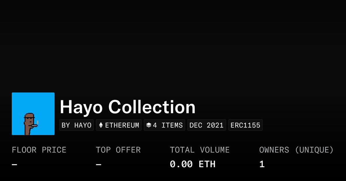 Hayo Collection - Collection | OpenSea