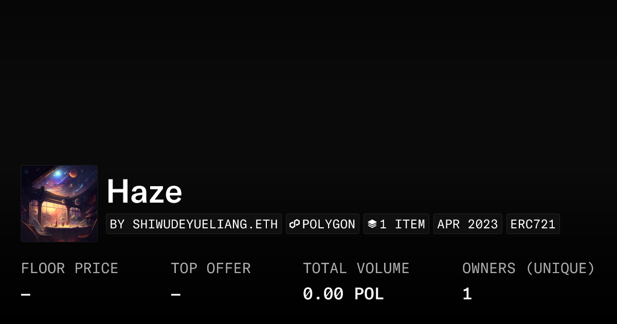 Haze - Collection | OpenSea