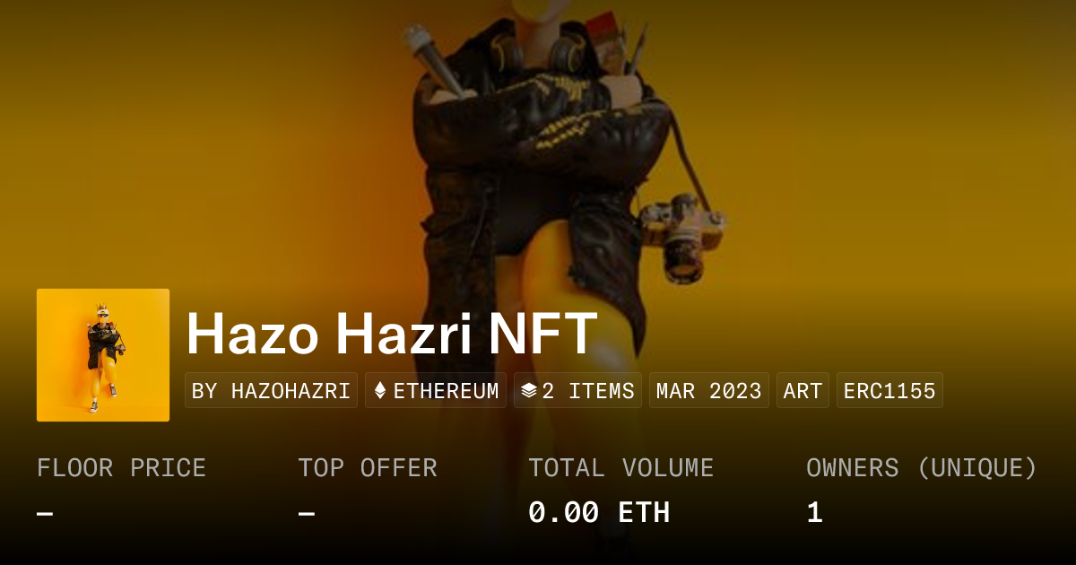 Hazo Hazri NFT - Collection | OpenSea
