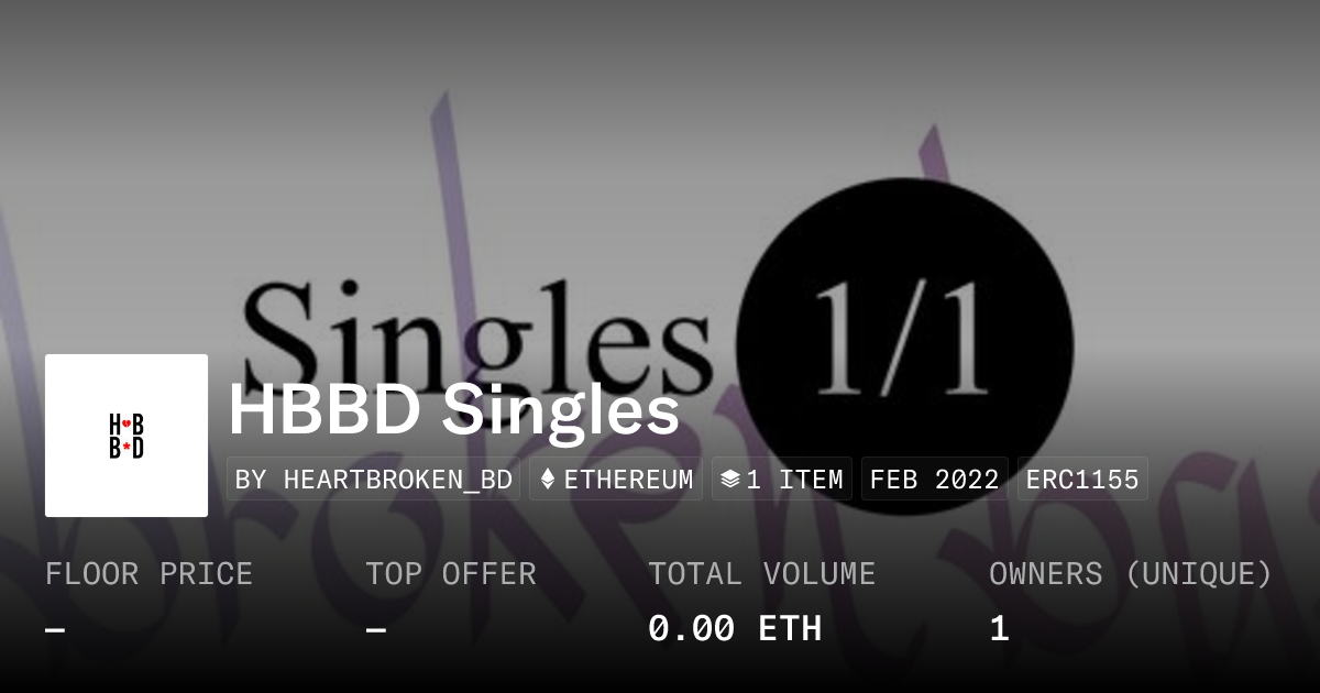 HBBD Singles - Collection | OpenSea