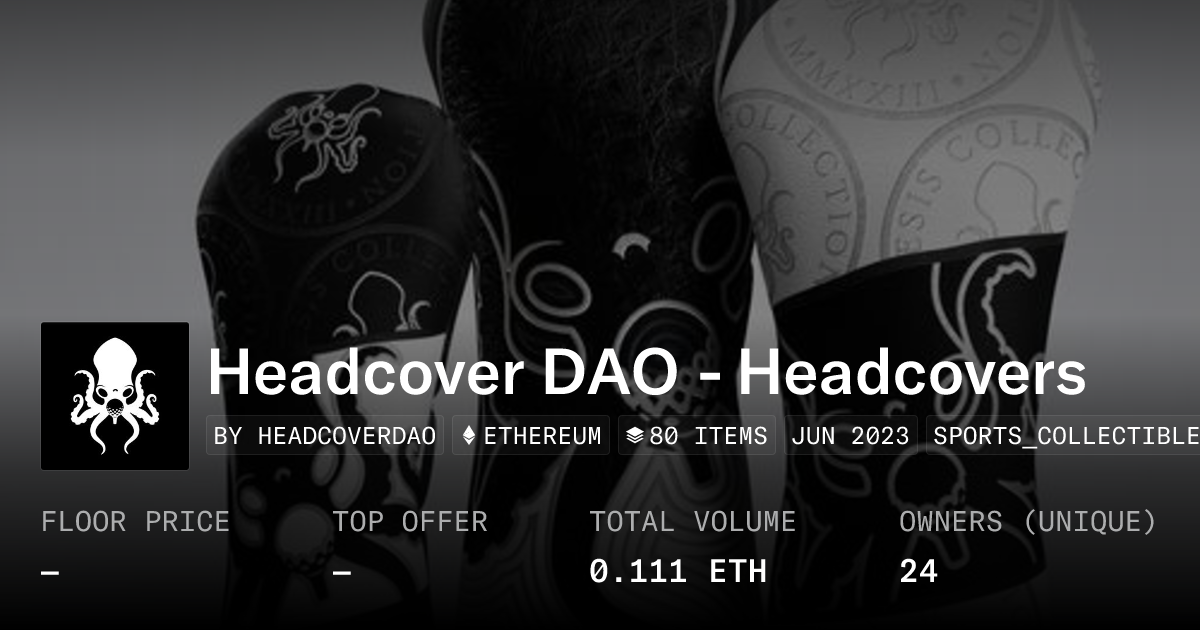 Headcover DAO - Headcovers - Collection | OpenSea