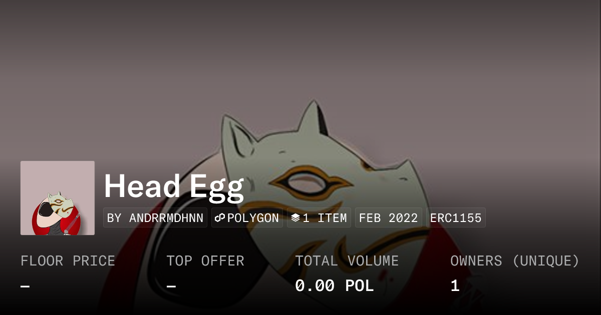 Head Egg - Collection | OpenSea
