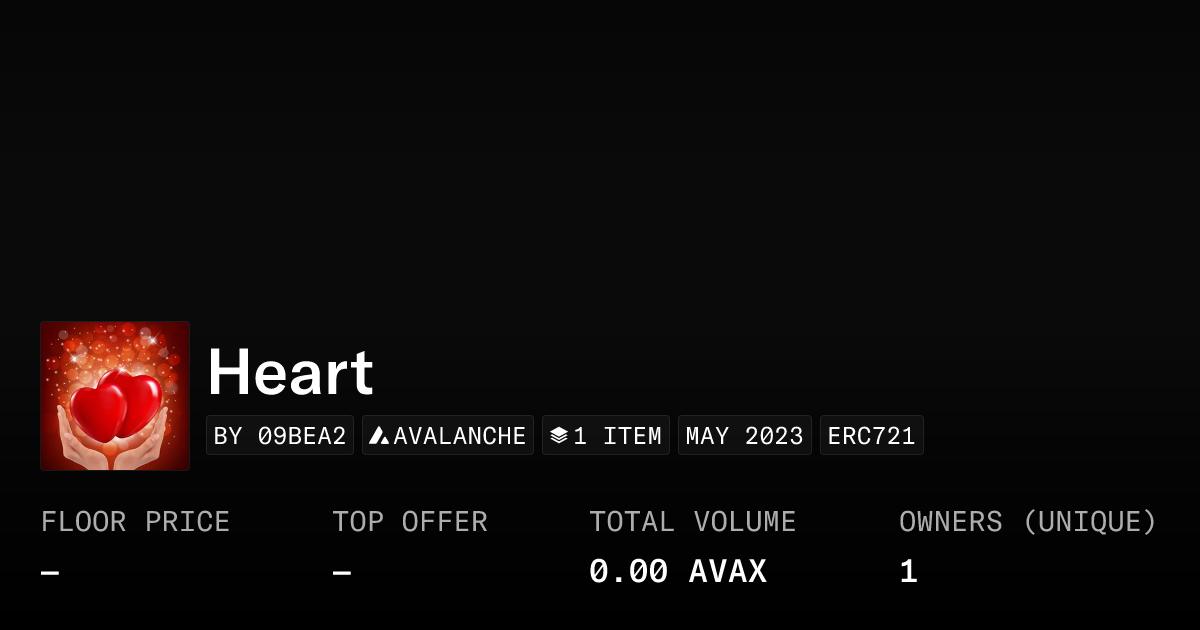 Heart - Collection | OpenSea
