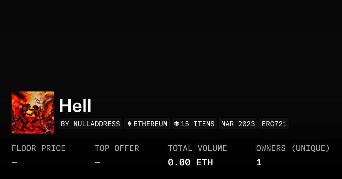 Hell - Collection | OpenSea