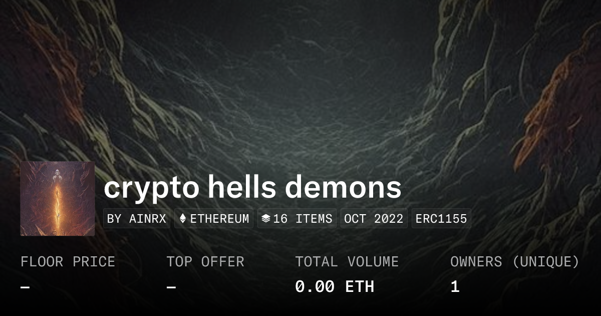 crypto hells demons - Collection | OpenSea