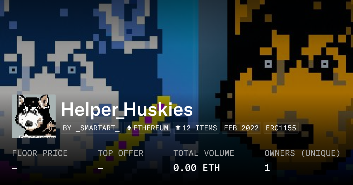 Helper_Huskies - Collection | OpenSea