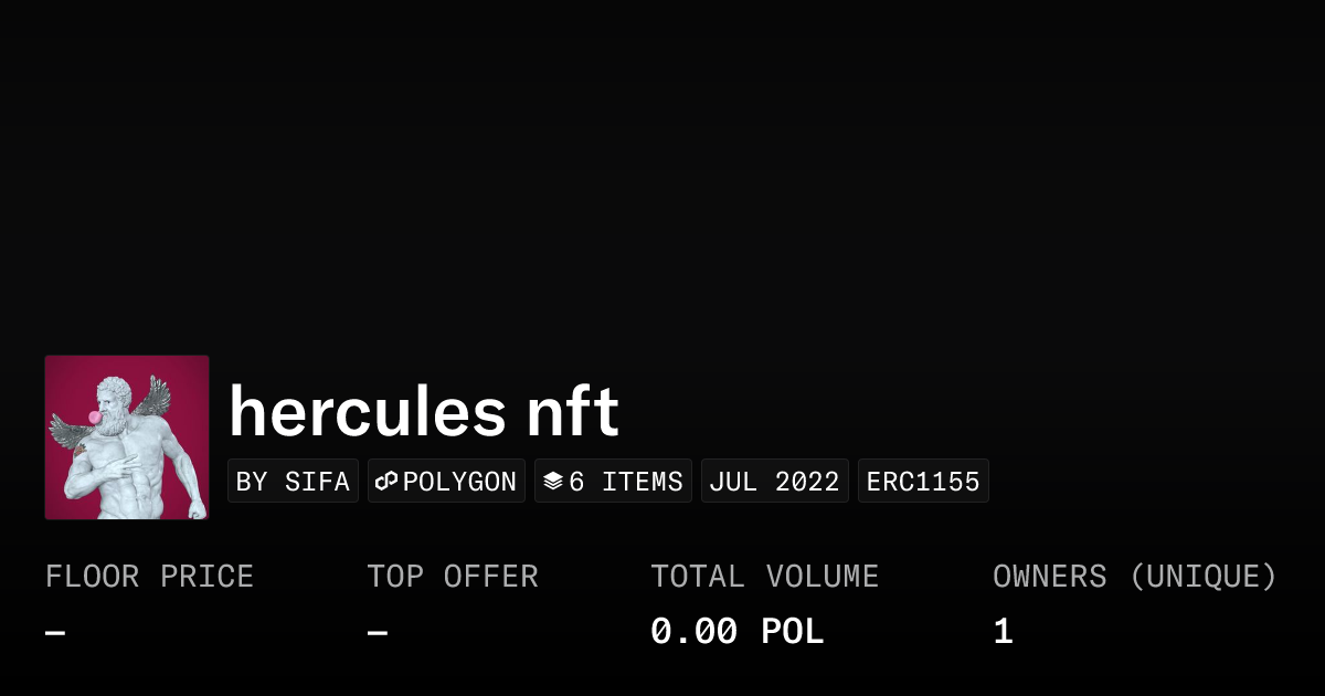 hercules nft - Collection | OpenSea