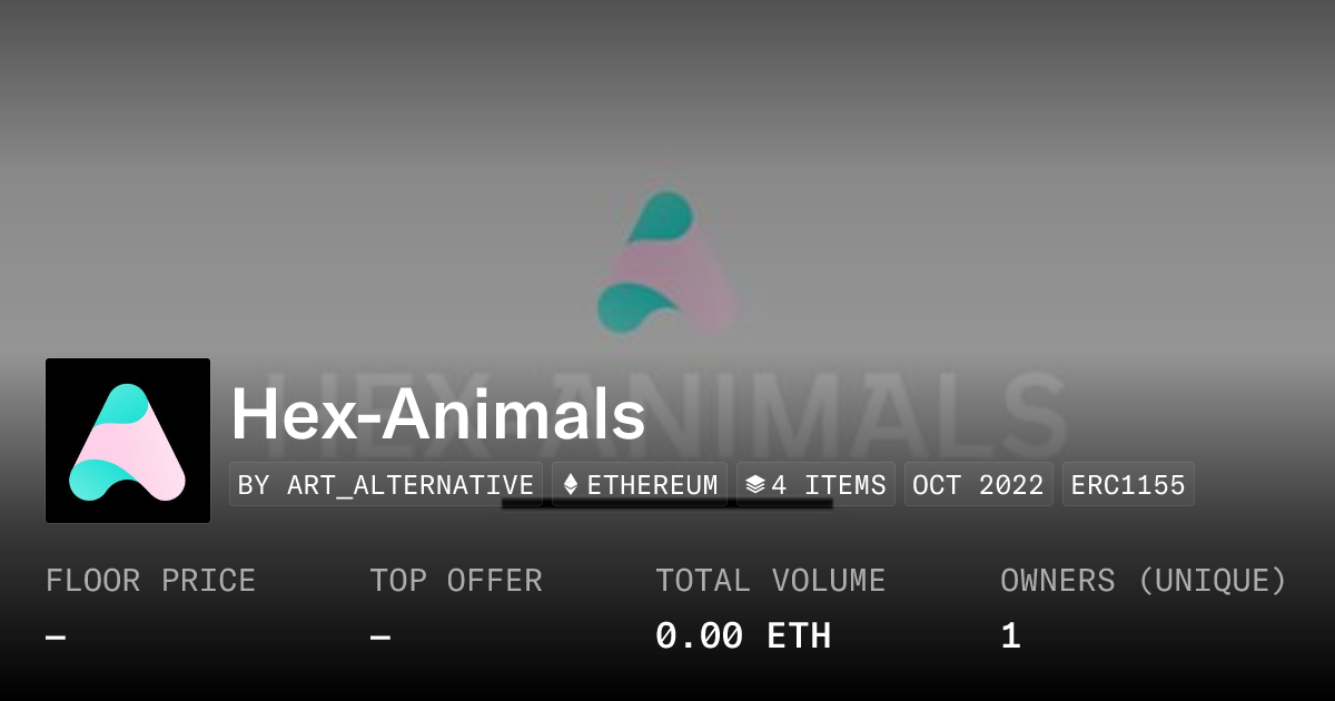 Hex-Animals - Collection | OpenSea