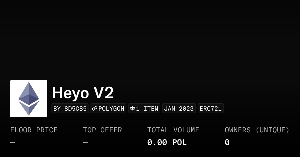 Heyo V2 - Collection | OpenSea