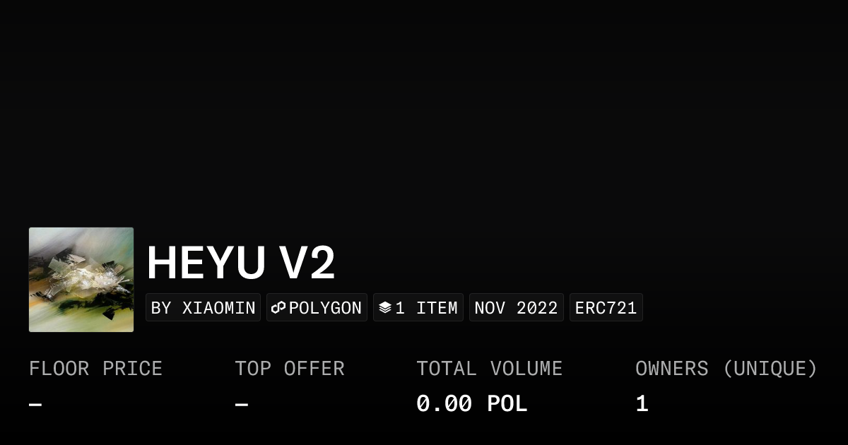 HEYU V2 - Collection | OpenSea