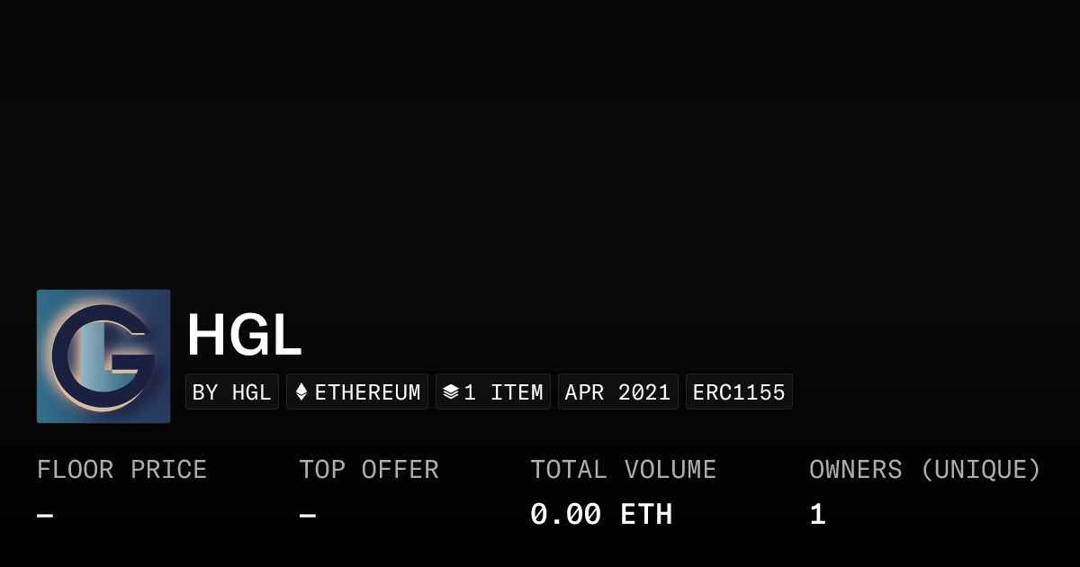 HGL - Collection | OpenSea