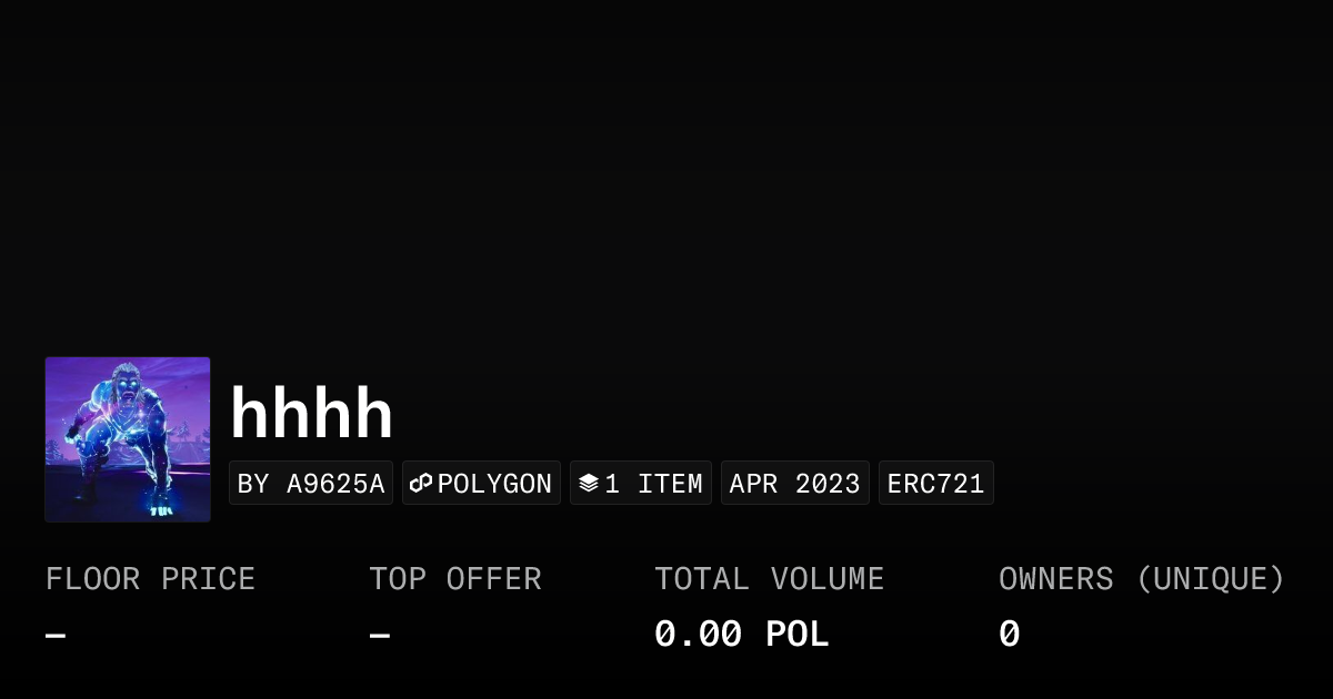 hhhh - Collection | OpenSea