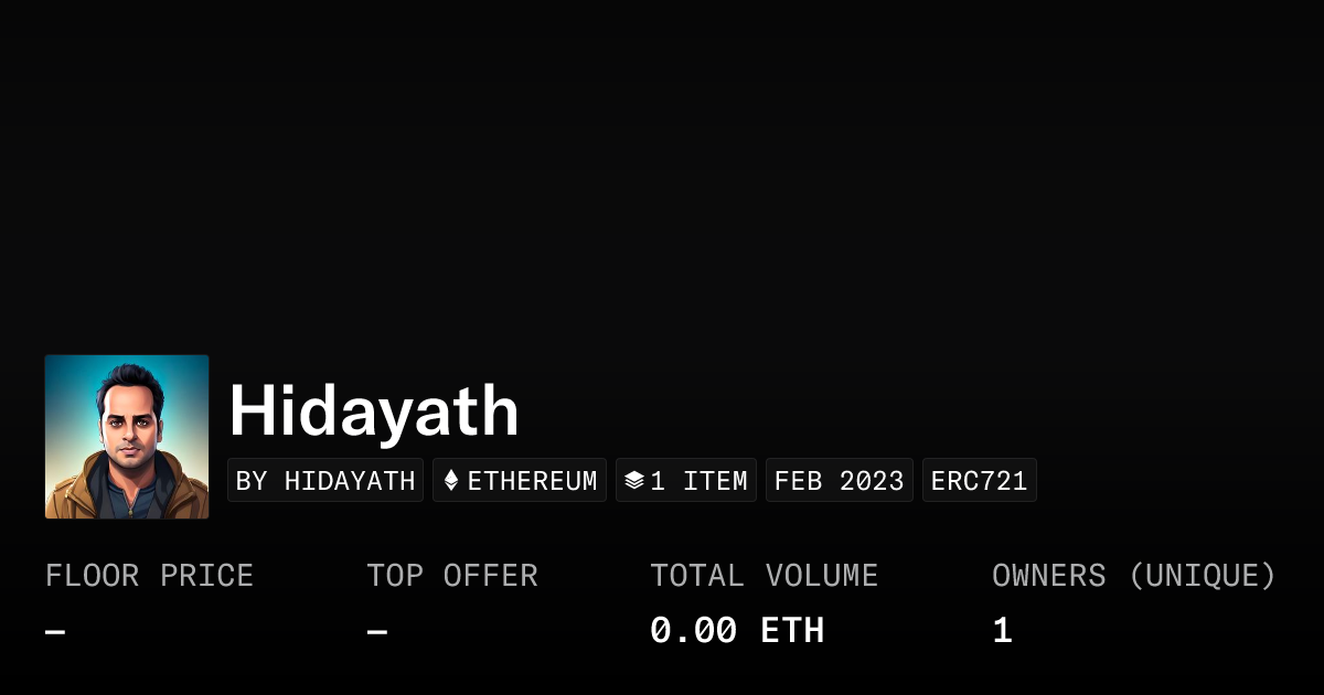 Hidayath - Collection | OpenSea