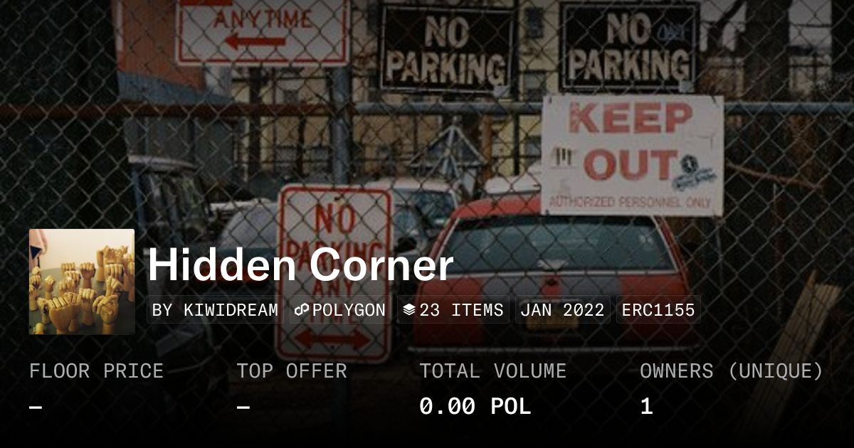 Hidden Corner - Collection | OpenSea