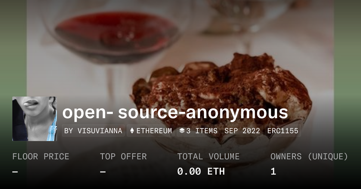 open- source-anonymous - Collection | OpenSea