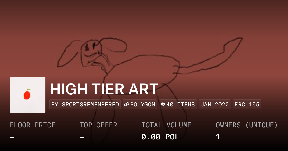 HIGH TIER ART - Collection | OpenSea
