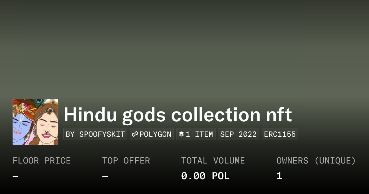 Hindu gods collection nft - Collection | OpenSea