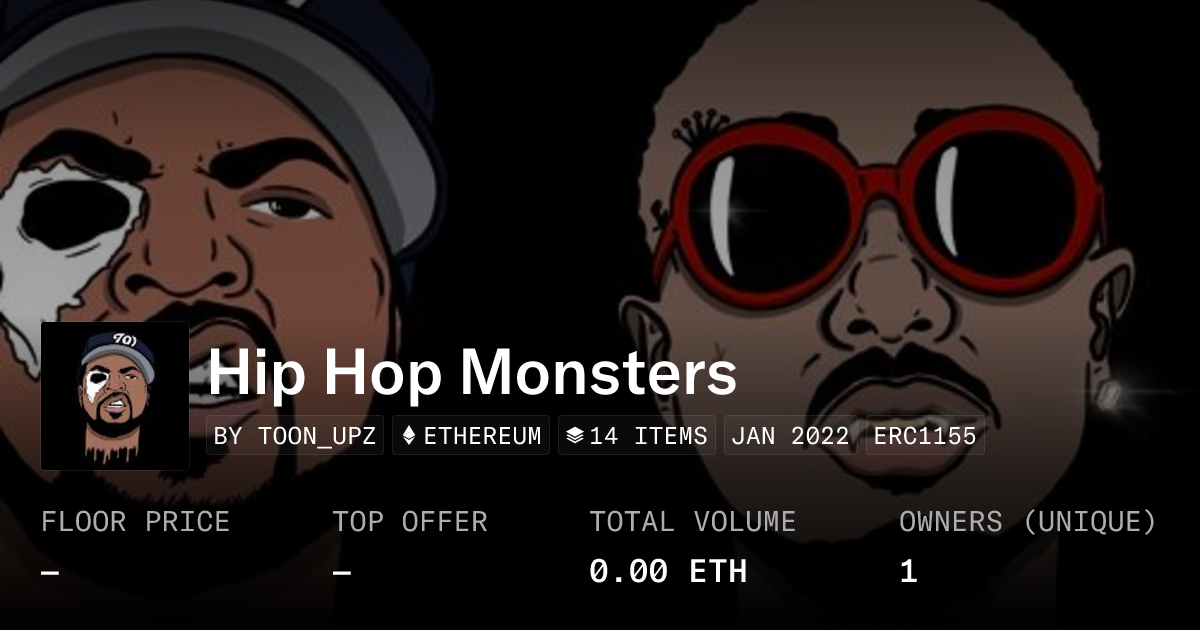 Hip Hop Monsters - Collection | OpenSea