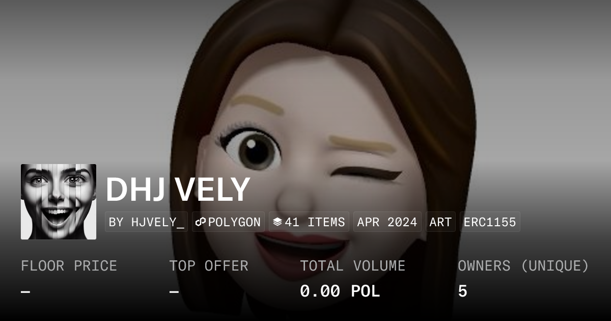 DHJ VELY - Collection | OpenSea