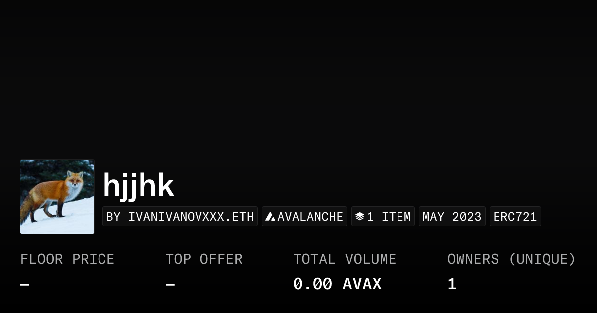 hjjhk - Collection | OpenSea