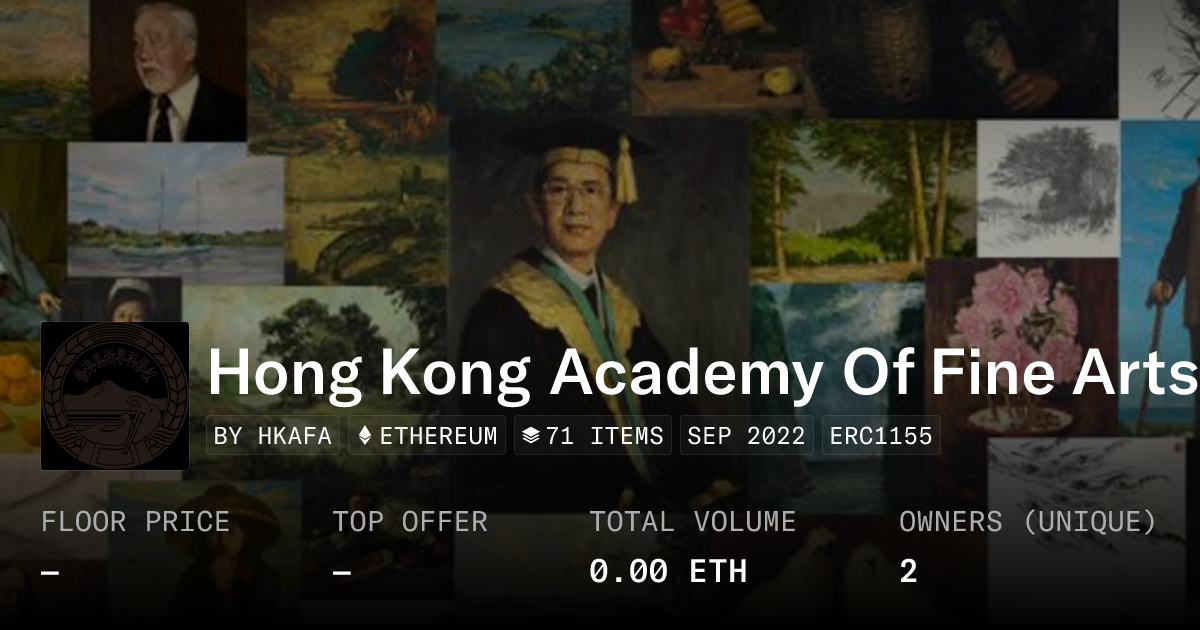 Hong Kong Academy Of Fine Arts - Collection | OpenSea