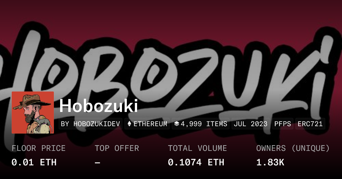 Hobozuki - Collection | OpenSea