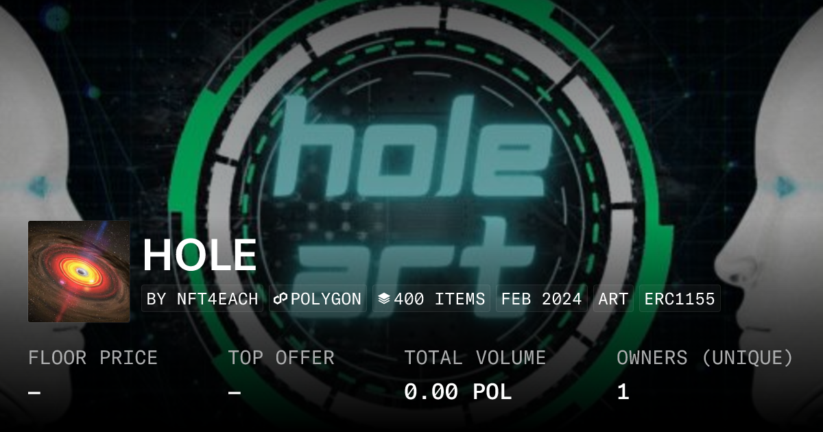 HOLE 0.002 WETH - Collection | OpenSea