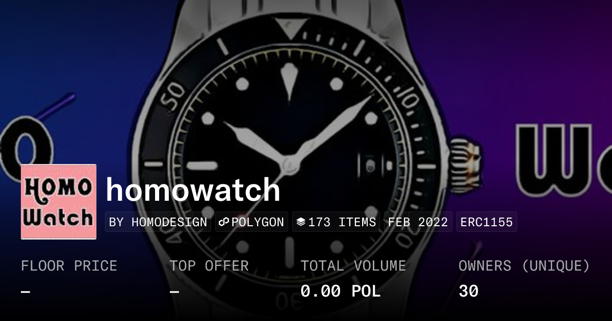 homowatch - Collection | OpenSea