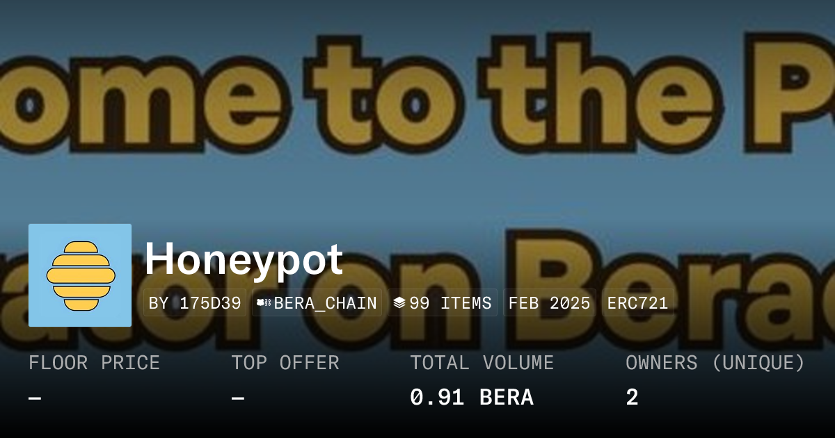 Honeypot - Collection | OpenSea